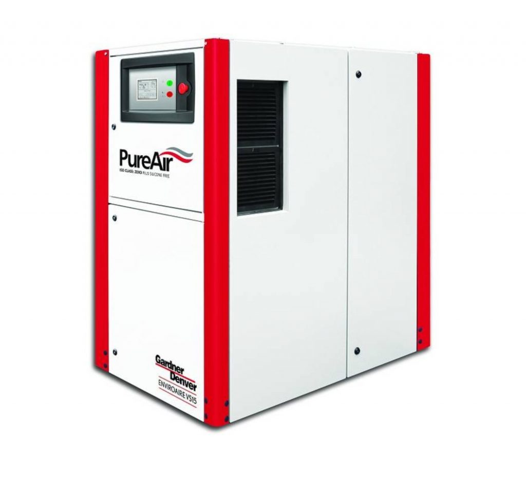 Oil-Free Single-Stage Water Injected Screw Compressor [EnviroAire VS 15 ...